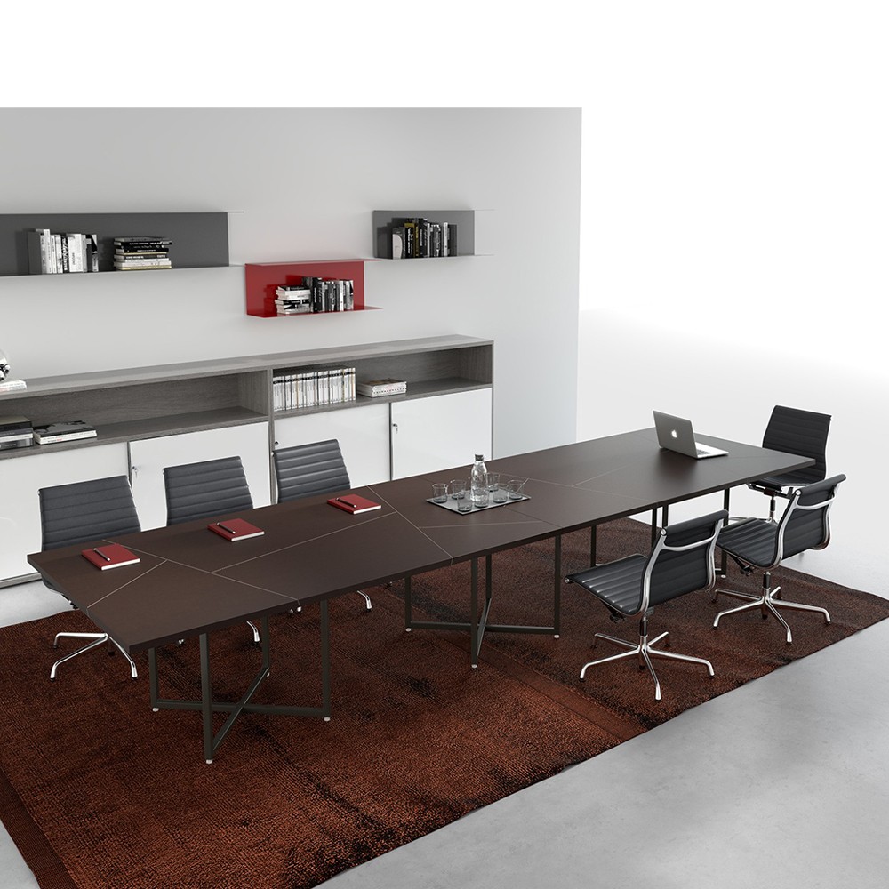 Table de réunion et conférence en cuir IBIS → Aménagement - Agencement ...